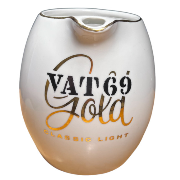 Unbranded | Dining | Vat 69 Gold Black Letters Classic Light Barware ...